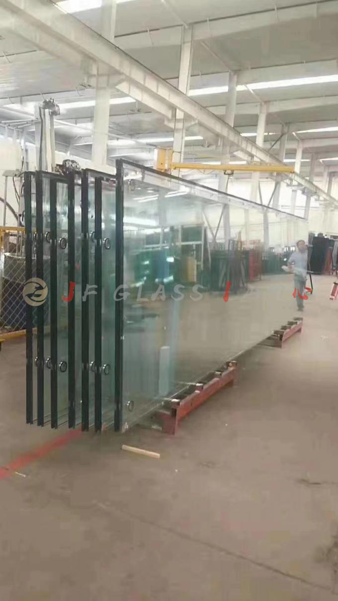 Bus Protective Door Window 60mins 22mm Fire Rated Safety Glass