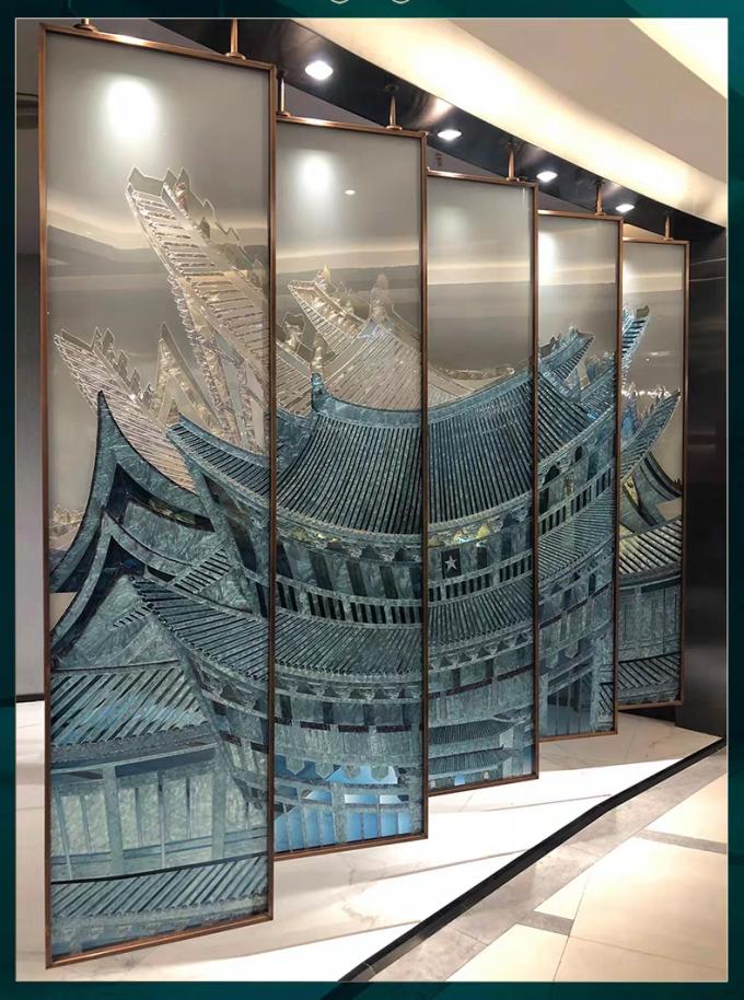 2440x1830mm Coloured Glass Panels
