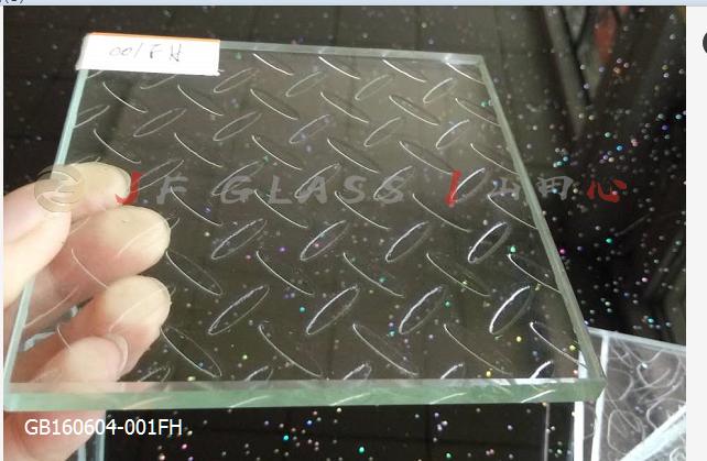 Flat Acid Etched EN12150-1 5MM Shower Enclosure Glass