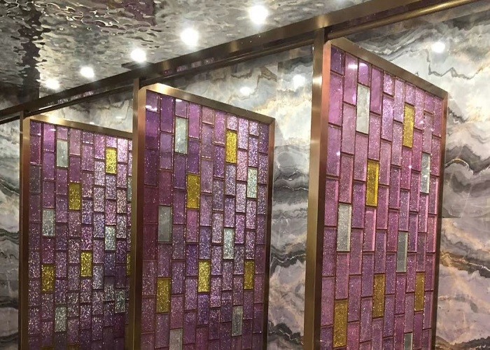 Partition Divider Crystal 4 Inch Krystantic Glass Block Bricks