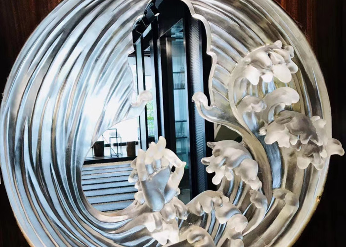 Flat Liuli Crystal Glass